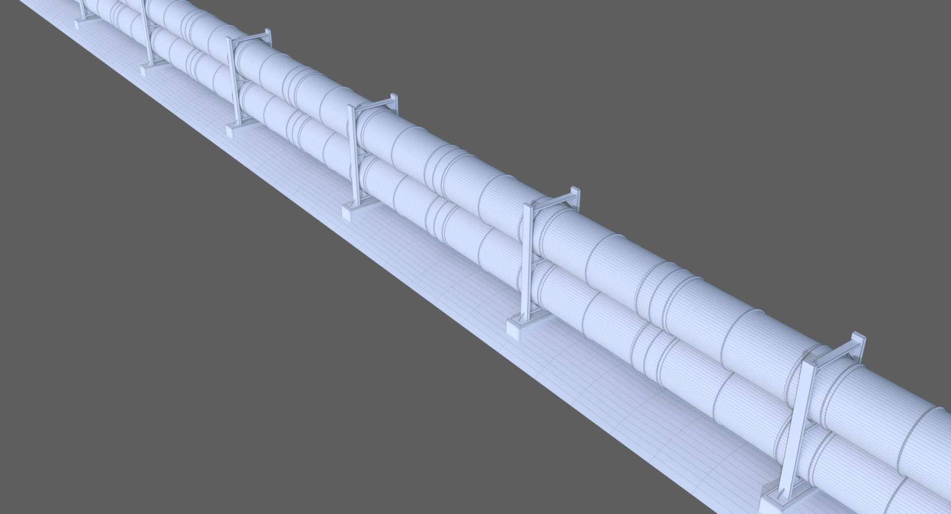 Oil natural gas pipeline 3D model - TurboSquid 1162917