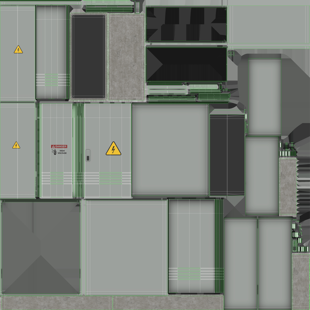 3D model Electrical Box 4 With PBR 4K 8K - TurboSquid 1789597