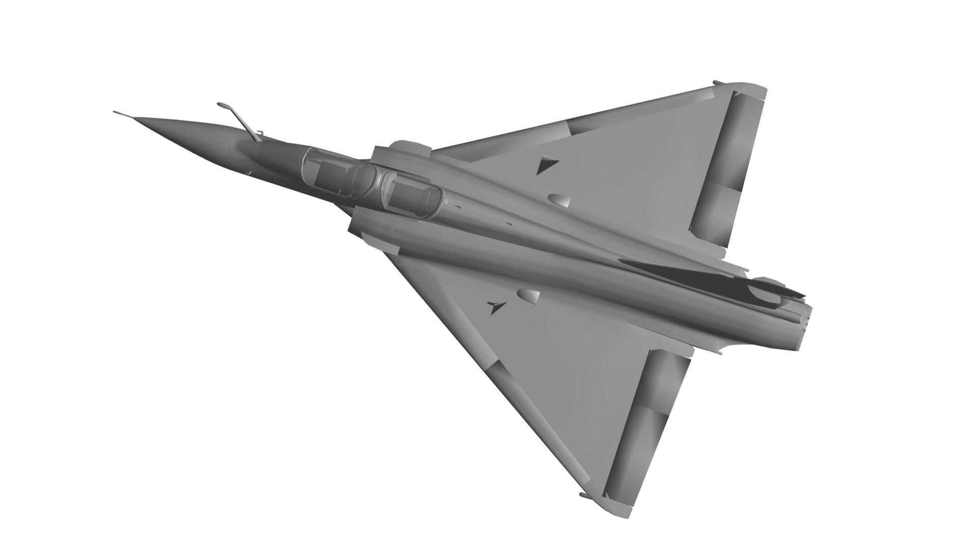 3D model Mirage 2000D - TurboSquid 1988221