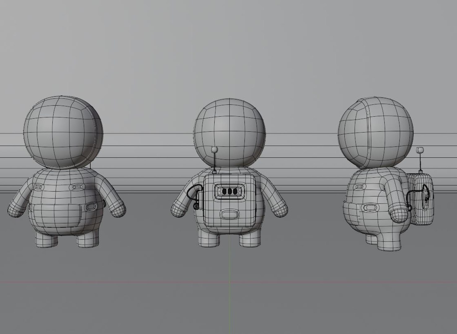 CARTOON ASTRONAUT 3D Model - TurboSquid 1739500