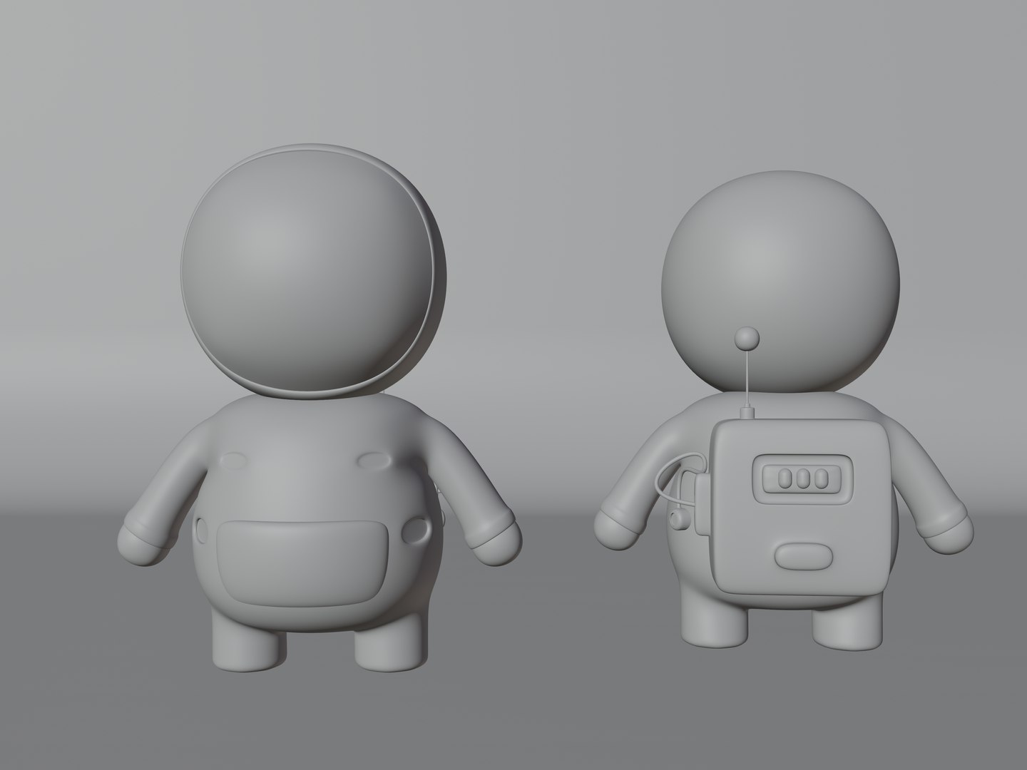 CARTOON ASTRONAUT 3D Model - TurboSquid 1739500