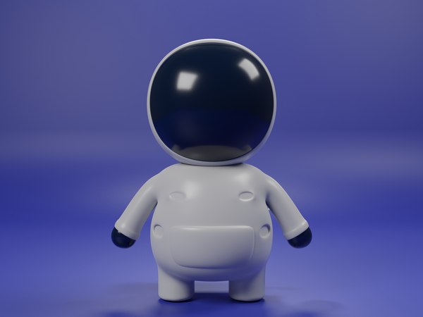 CARTOON ASTRONAUT 3D model - TurboSquid 1739500