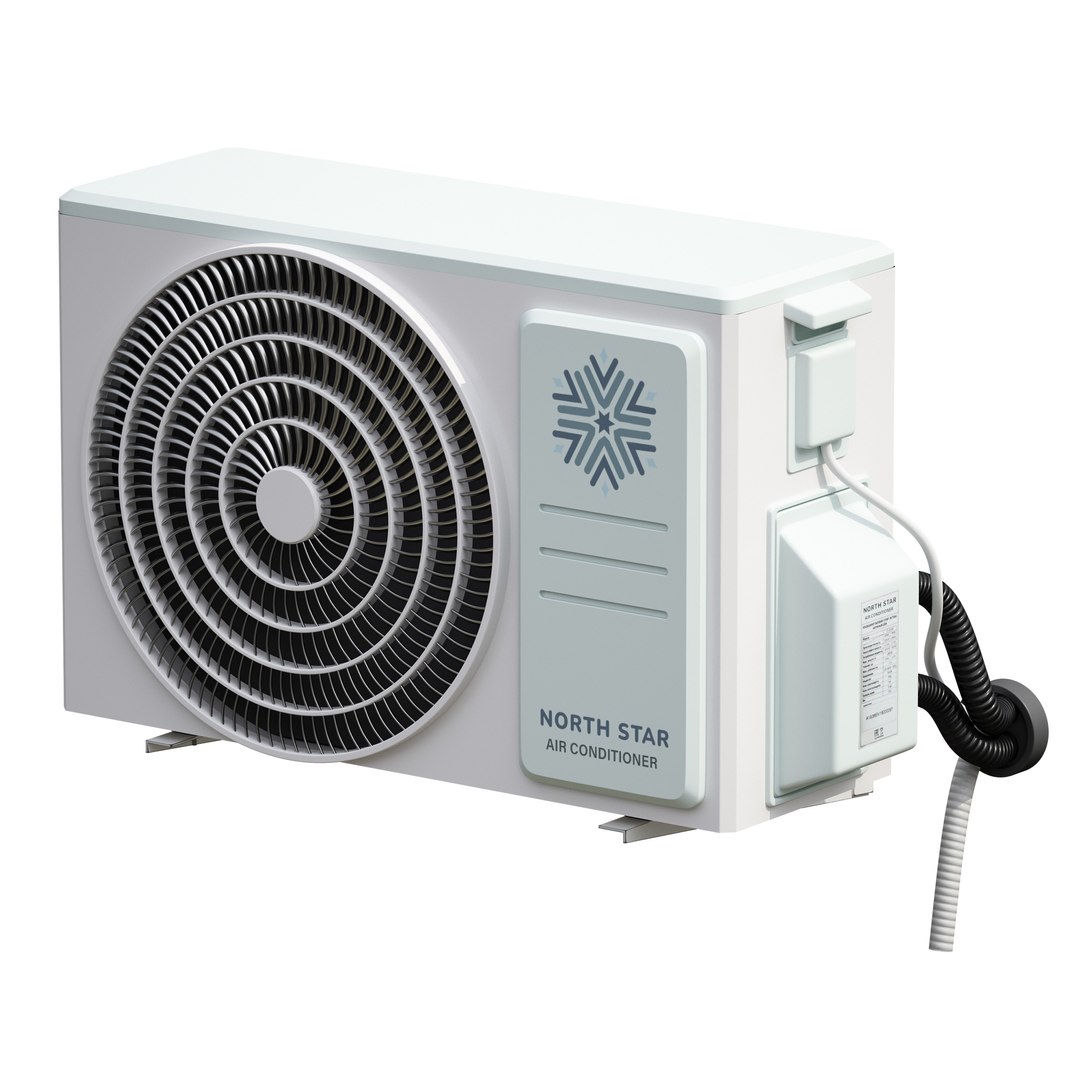 3D Air Conditioner Outdoor Unit Air Conditioner Model - TurboSquid 2418111