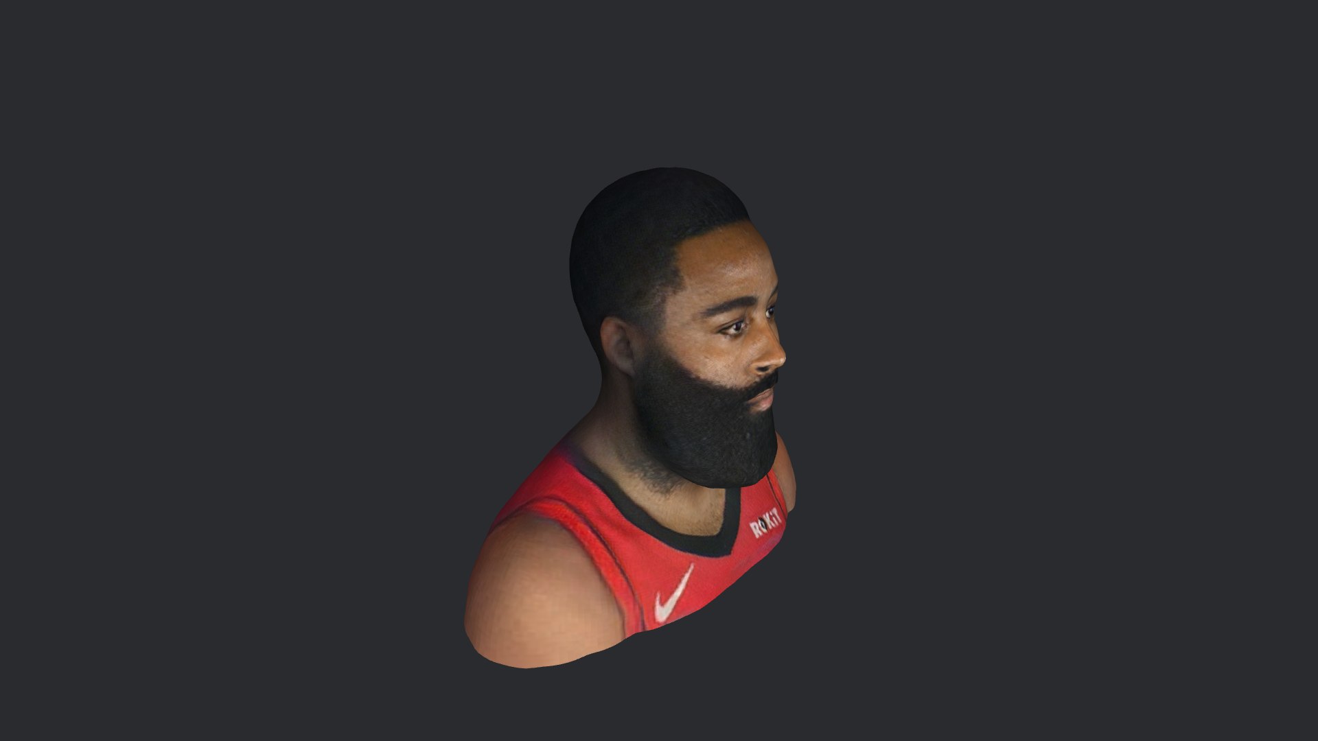 3D James Harden- Realistic Bust Head Ready 3d Model - TurboSquid 2235839