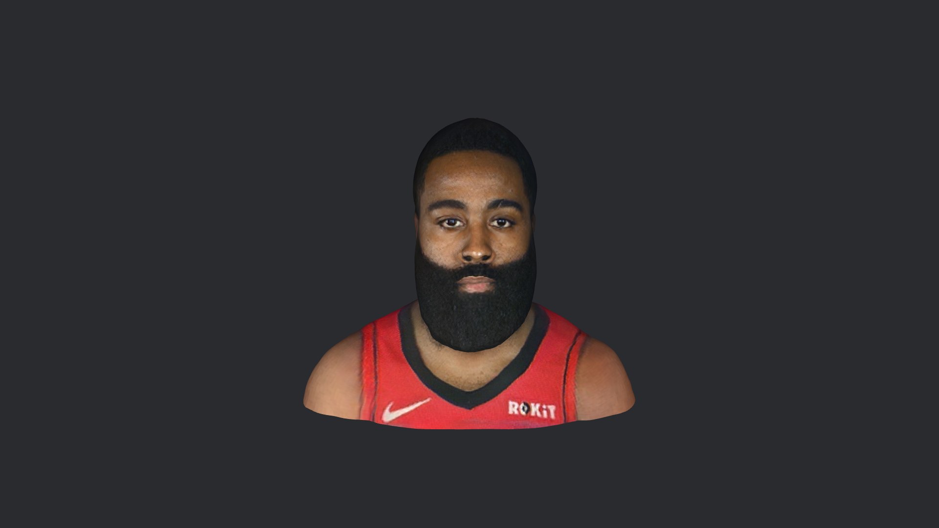 3D James Harden- Realistic Bust Head Ready 3d Model - TurboSquid 2235839