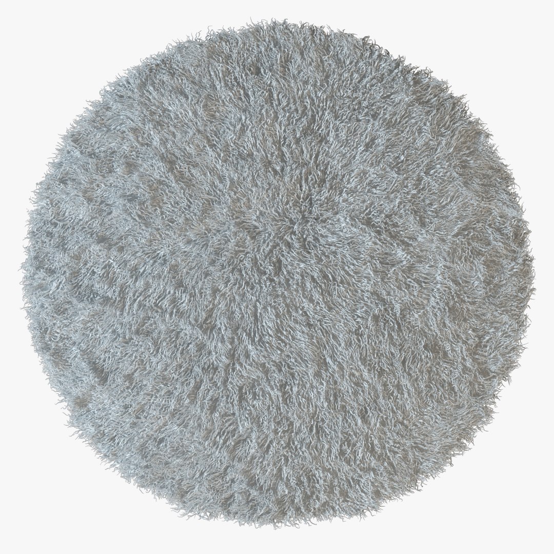 3d fur rug
