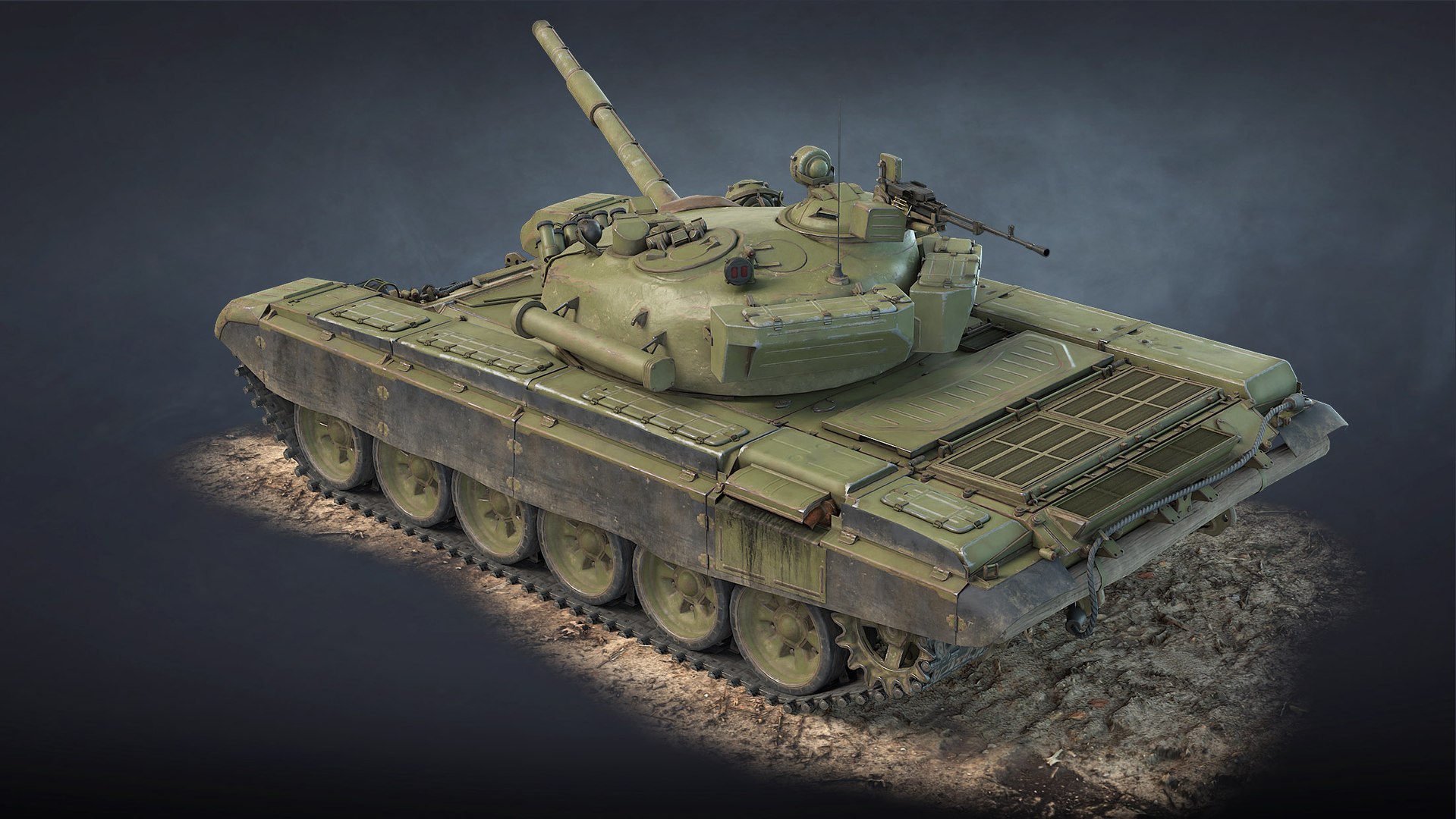 3D T-72A Tank Model - TurboSquid 2039889