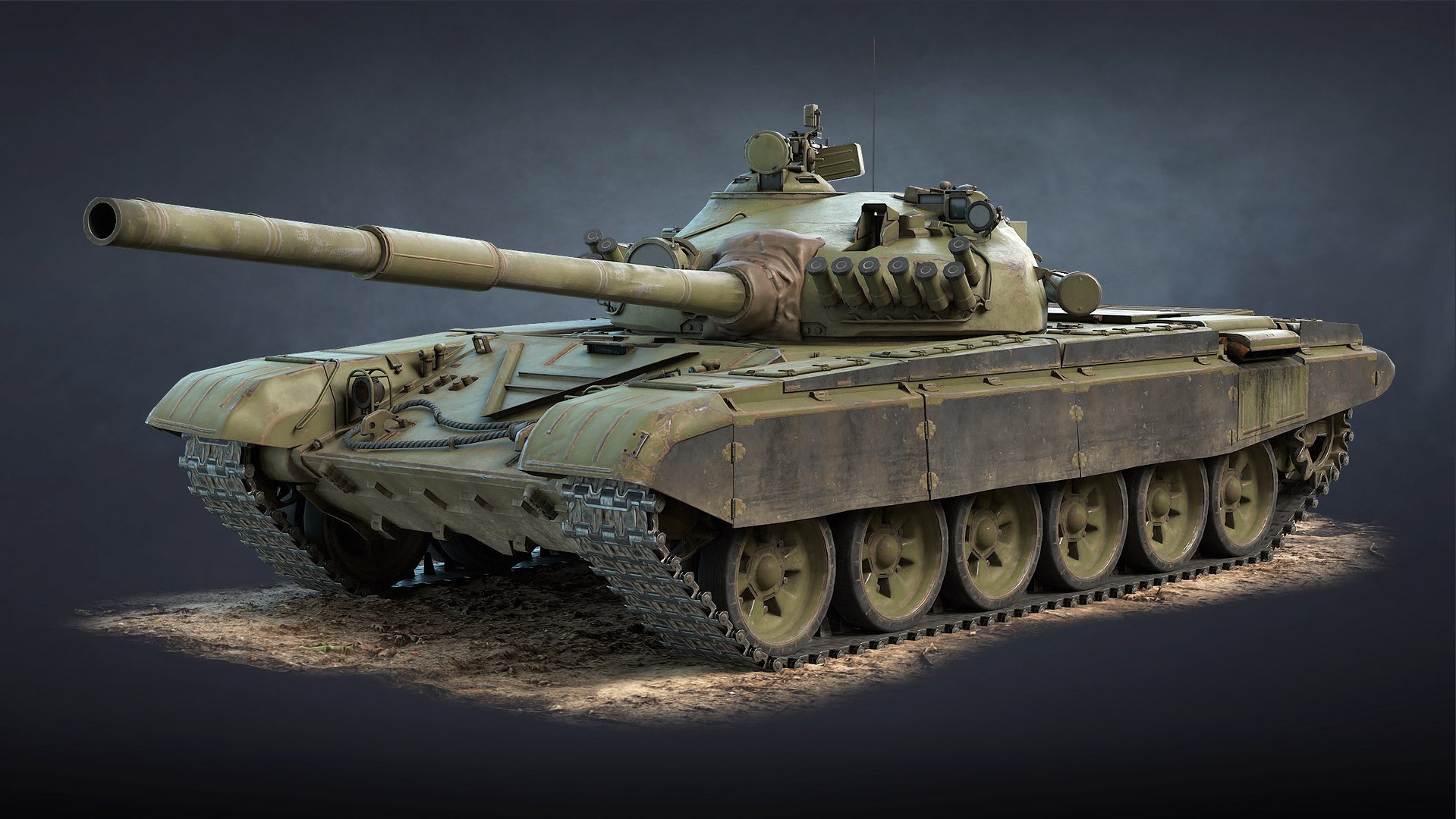 3D T-72A Tank Model - TurboSquid 2039889