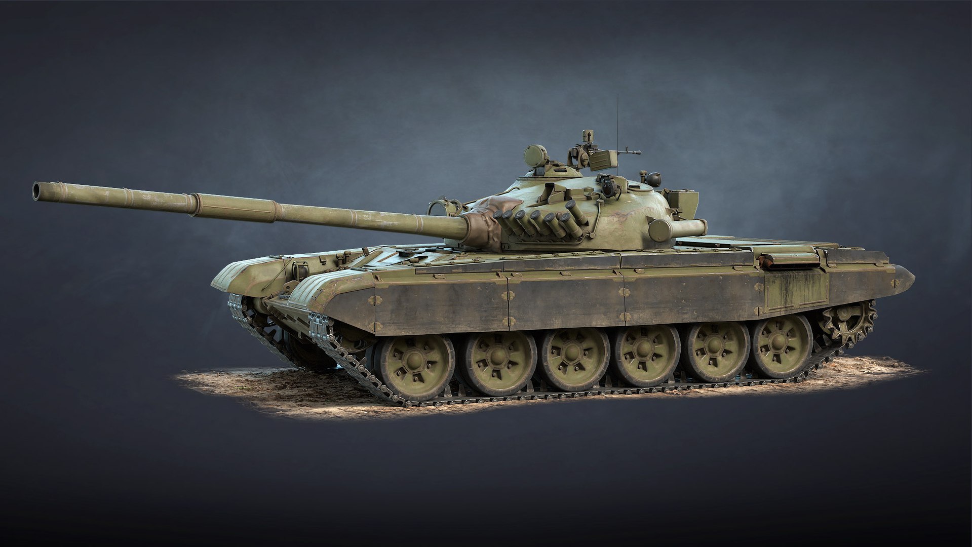 3D T-72A Tank Model - TurboSquid 2039889
