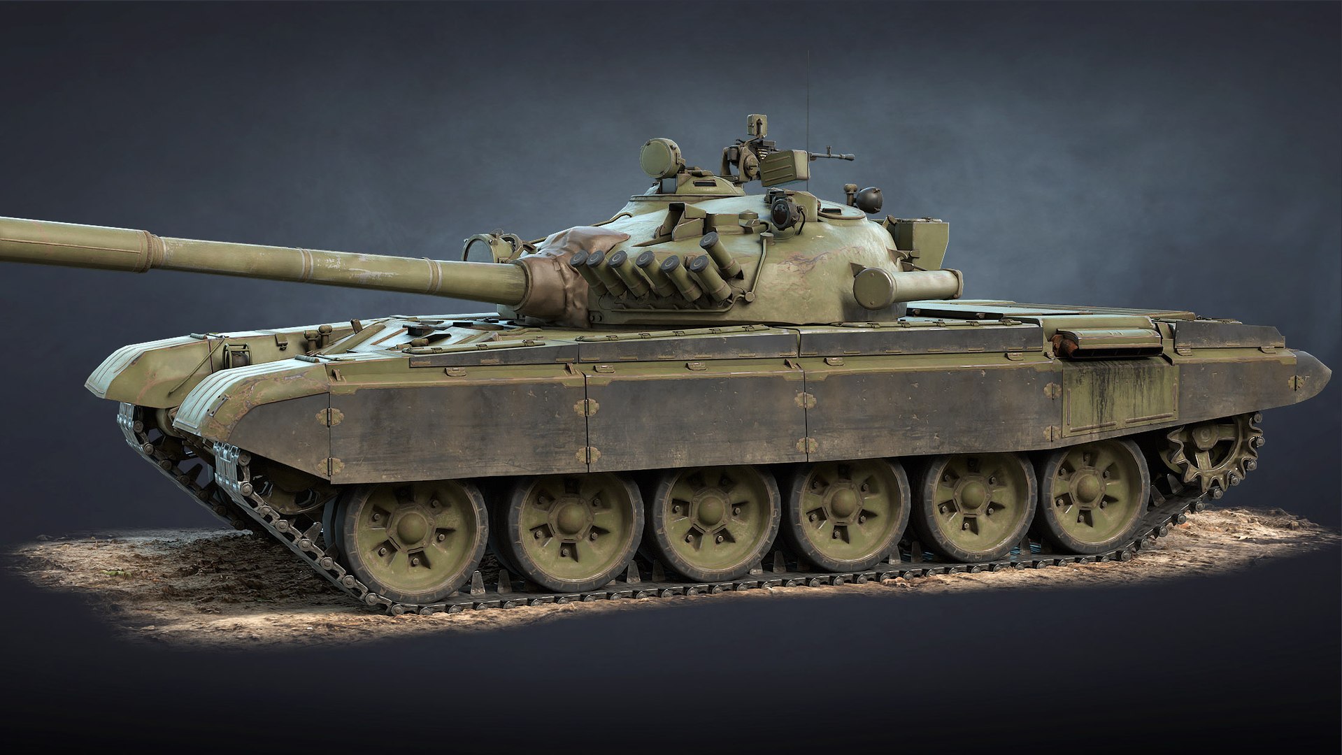 3D T-72A Tank Model - TurboSquid 2039889