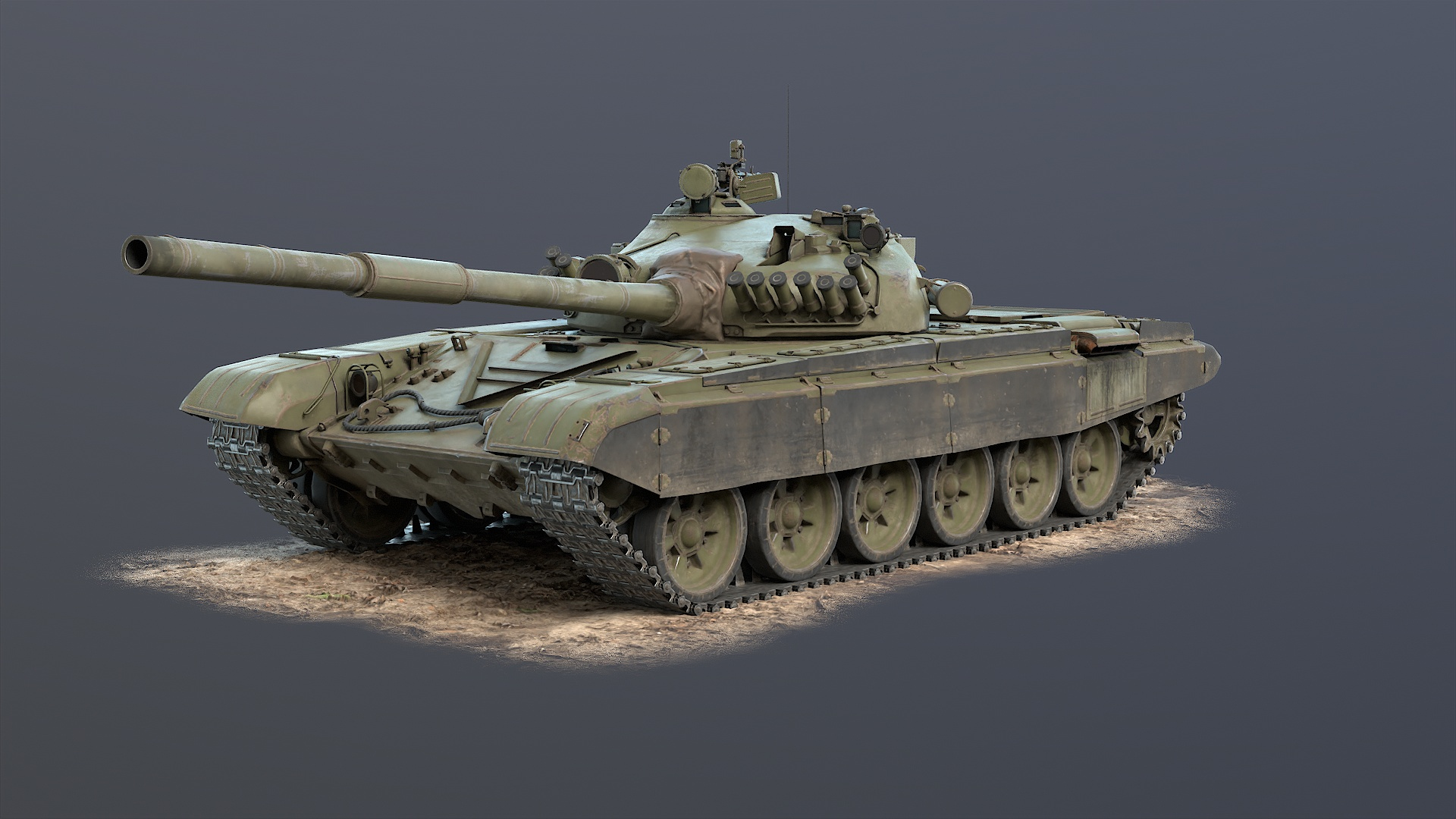 3D T-72A Tank Model - TurboSquid 2039889
