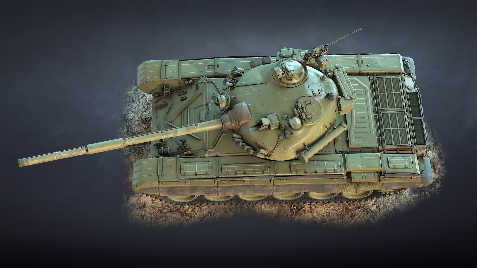 3D T-72A Tank Model - TurboSquid 2039889