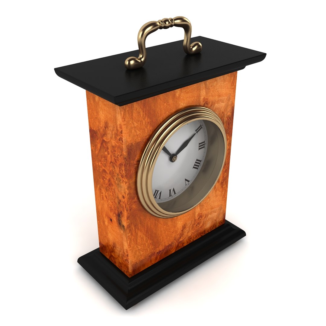 Executive Office Clock 3d Model