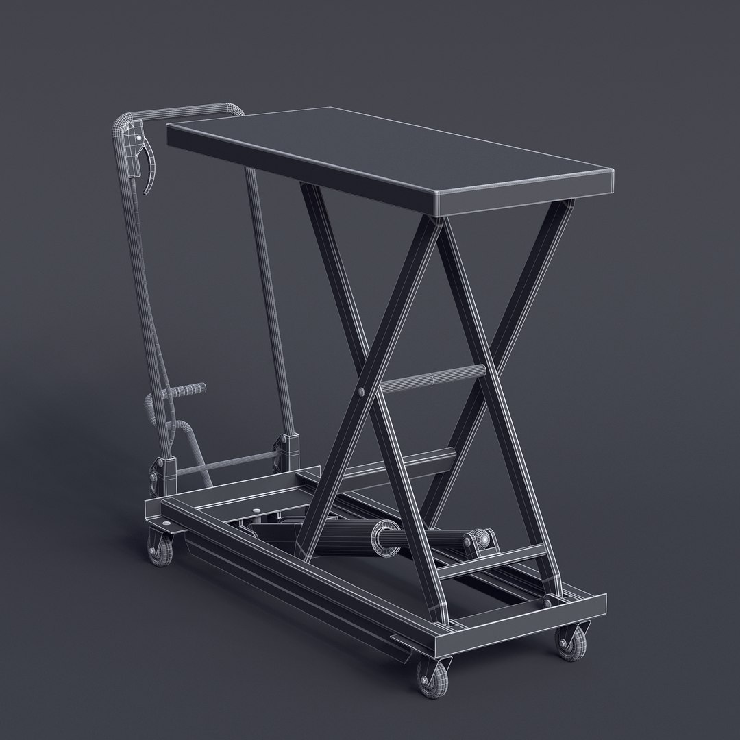 3D Model Scissor Lift Table II - TurboSquid 2040061