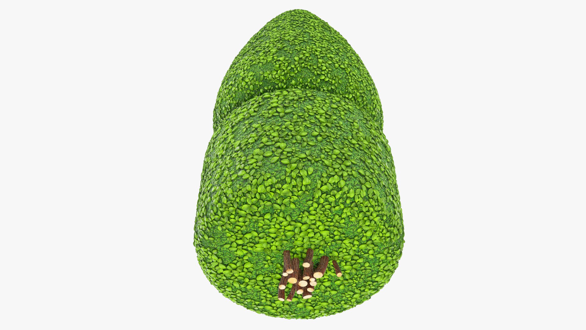 Stylized Cone Bush V2 3D Model - TurboSquid 2096810