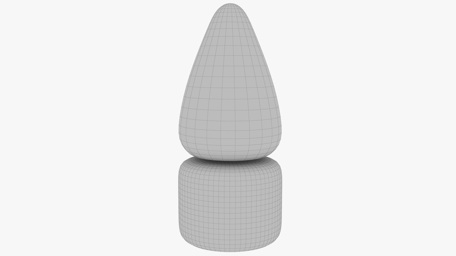 Stylized Cone Bush V2 3D Model - TurboSquid 2096810