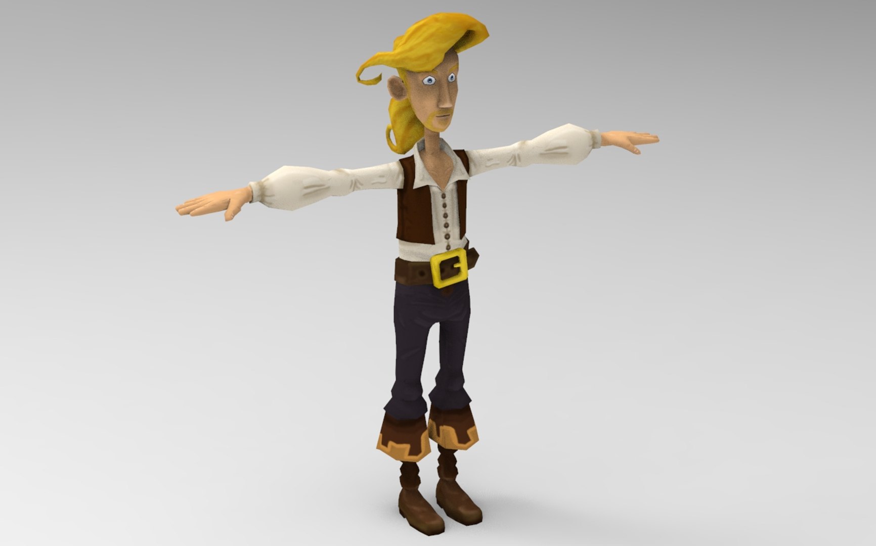 Guybrush Threepwood 3D Model - TurboSquid 1564331