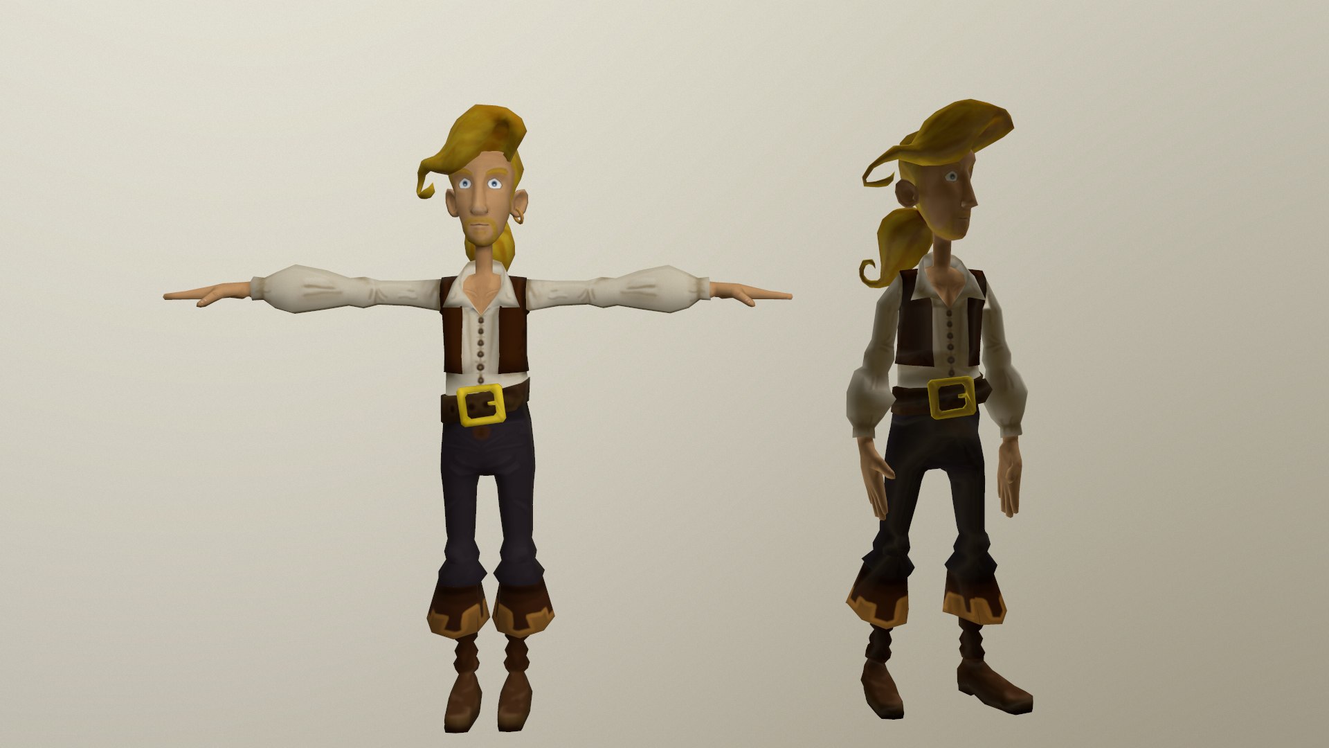 Guybrush Threepwood 3D Model - TurboSquid 1564331