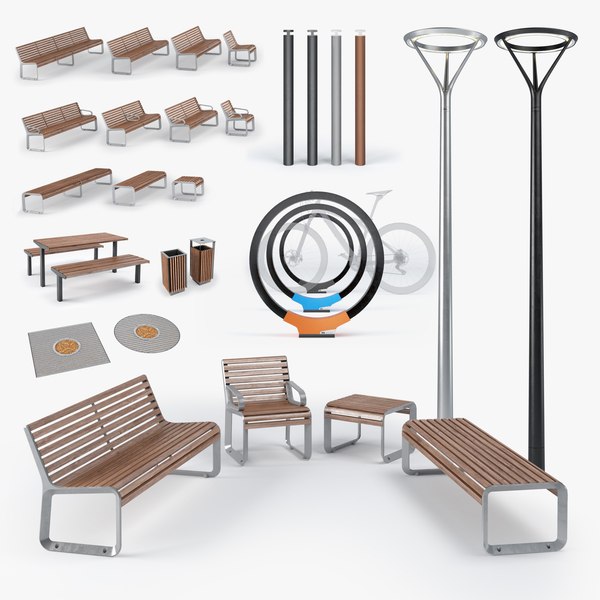 Bench 3D model - TurboSquid 1746166