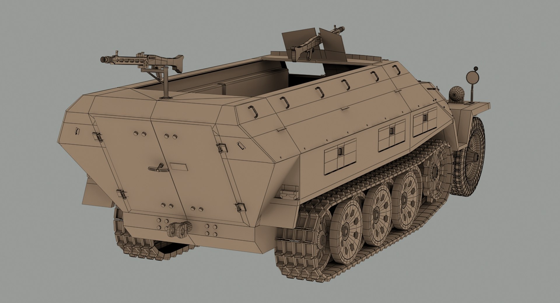 Ww2 German Hanomag Sdkfz 3ds