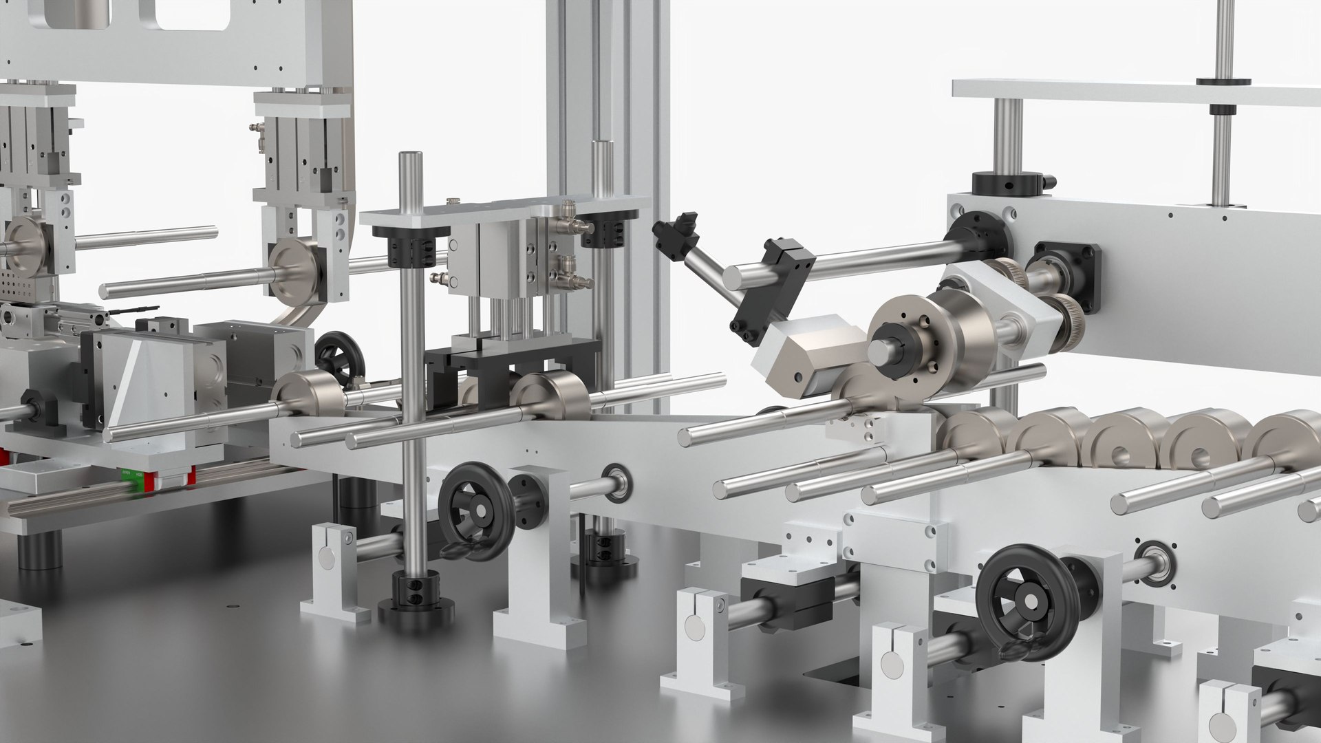 3D Automatic Air Duct Motor Double Bearing Rotor Assembly Machine ...