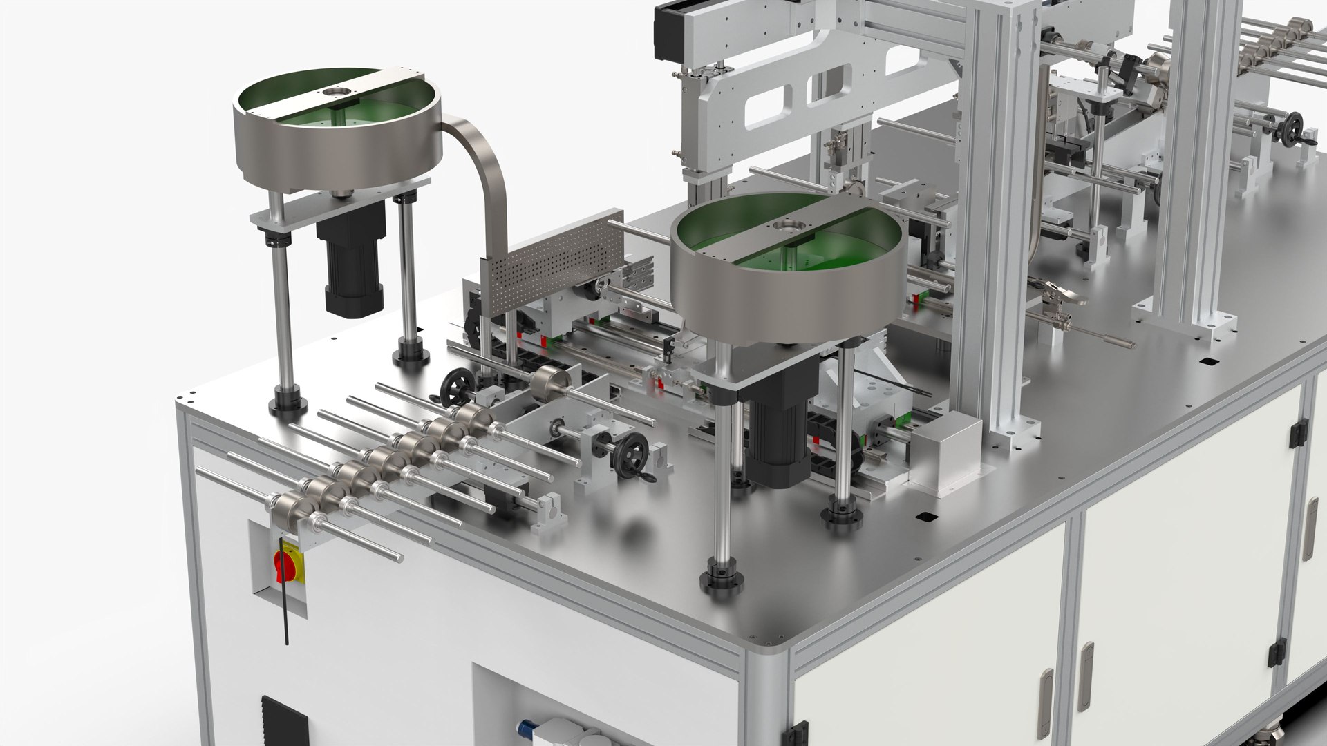 3D Automatic Air Duct Motor Double Bearing Rotor Assembly Machine ...