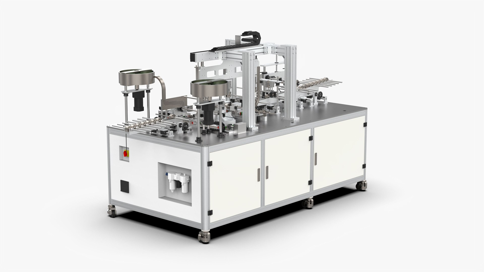 3D Automatic Air Duct Motor Double Bearing Rotor Assembly Machine ...