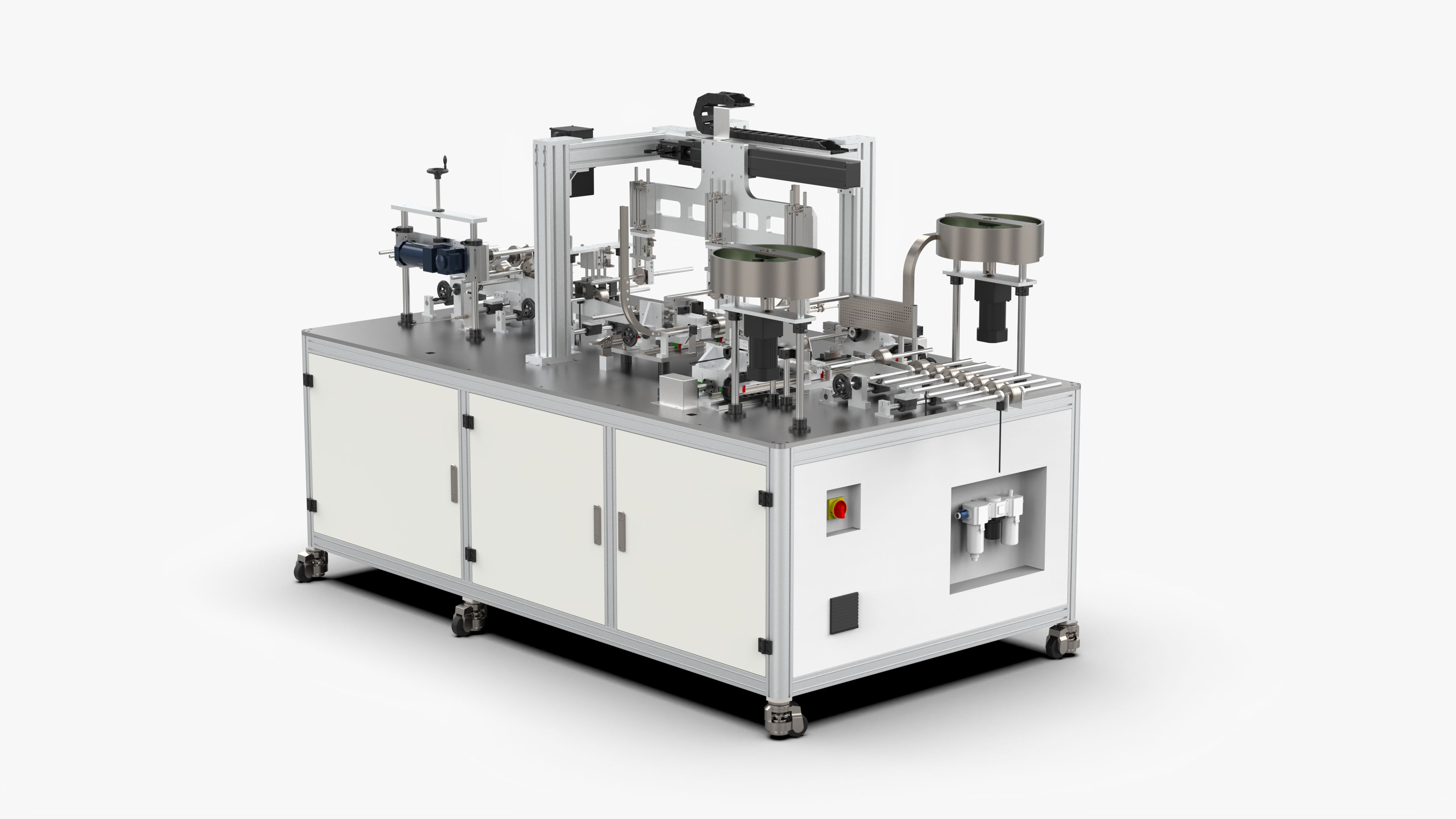 3D Automatic Air Duct Motor Double Bearing Rotor Assembly Machine ...