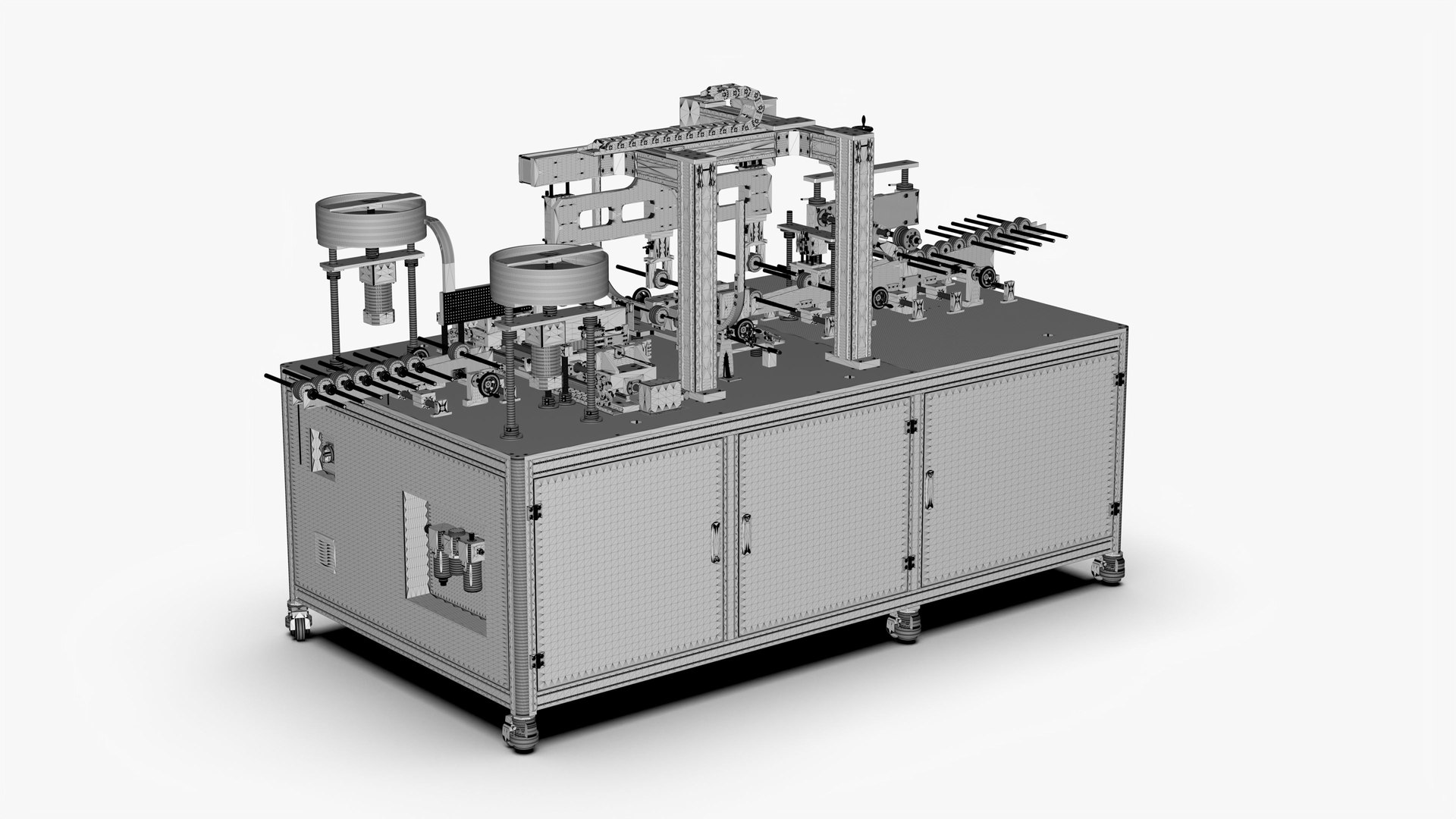 3D Automatic Air Duct Motor Double Bearing Rotor Assembly Machine ...