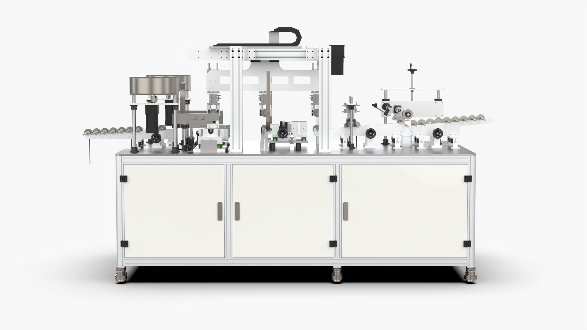 3D Automatic Air Duct Motor Double Bearing Rotor Assembly Machine ...