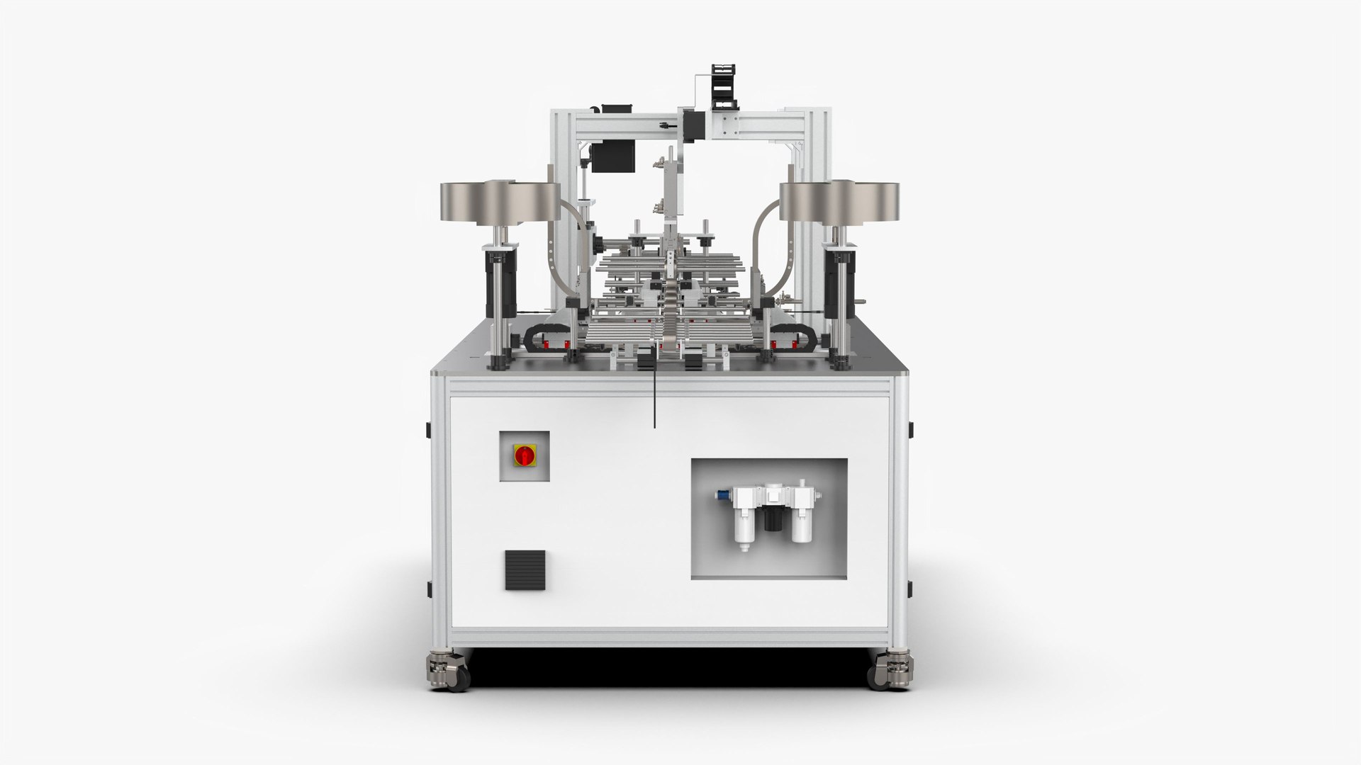 3D Automatic Air Duct Motor Double Bearing Rotor Assembly Machine ...