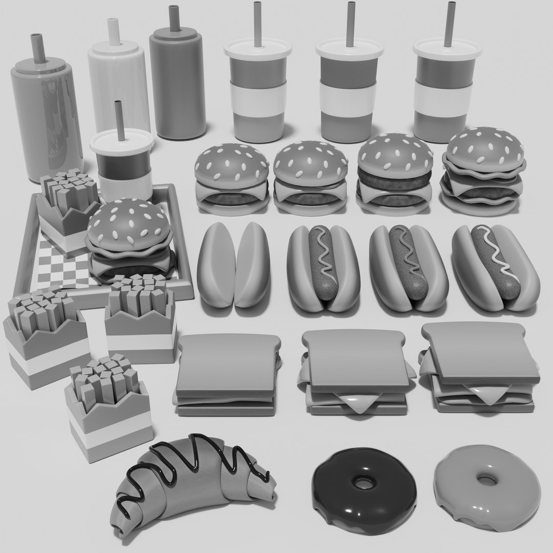 3D Asset Pack - Food Model - TurboSquid 2236930