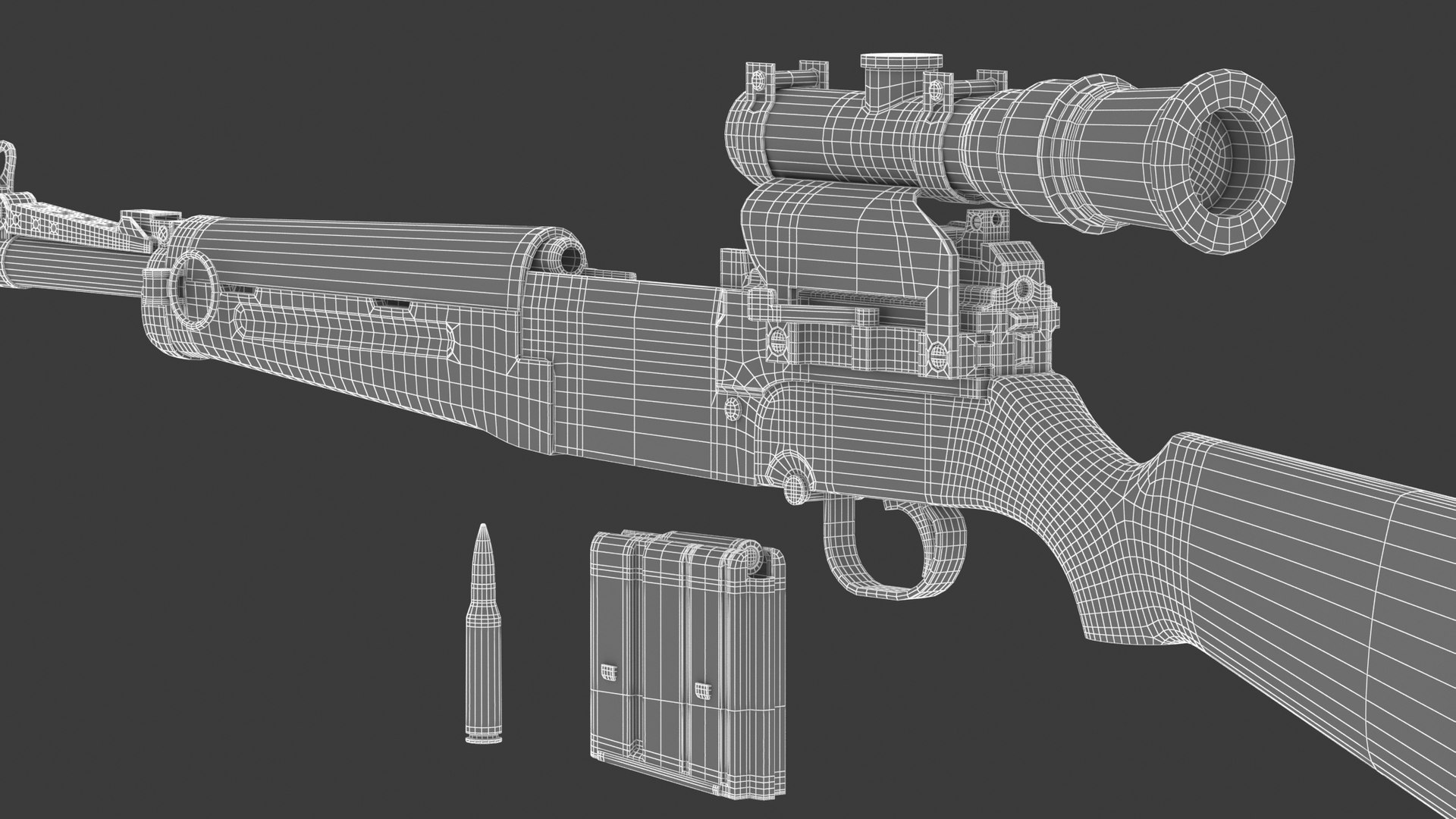 MAS-49 rifle 3D model - TurboSquid 1902369