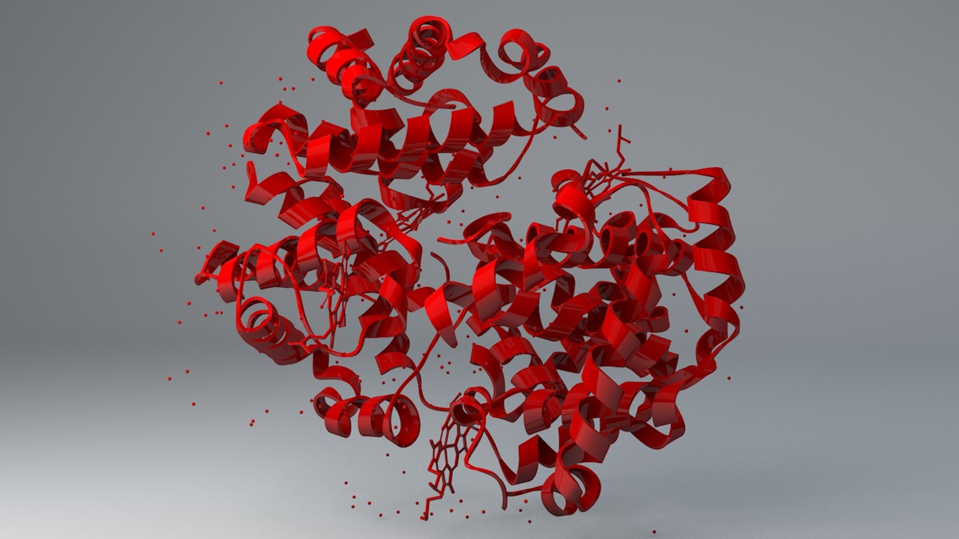 Scientific Hemoglobin Structure 3D Model - TurboSquid 1156055