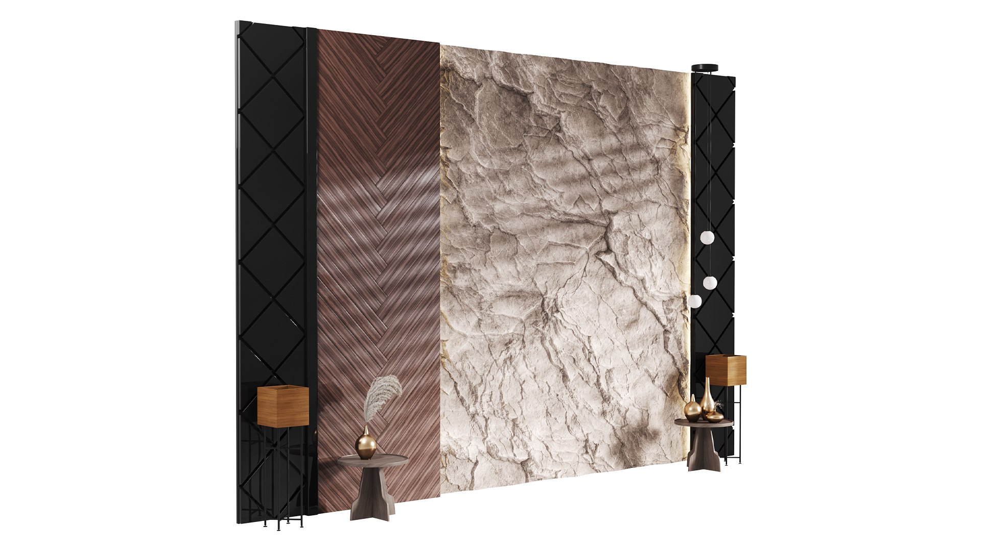 3D Decorative Wall Panel 15 Model - TurboSquid 2219925