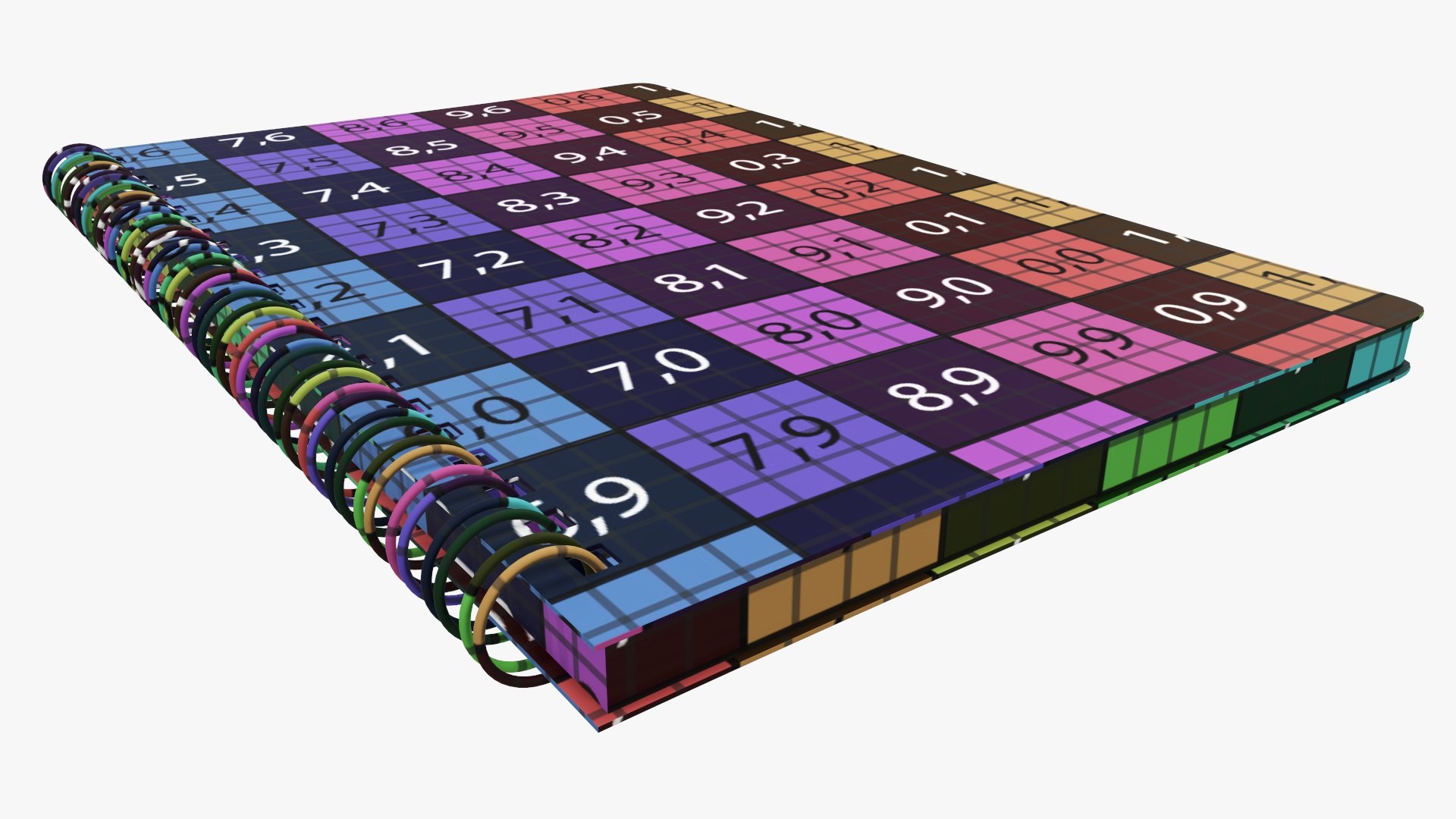 Spiral Sketchbook Book Model - TurboSquid 1615159