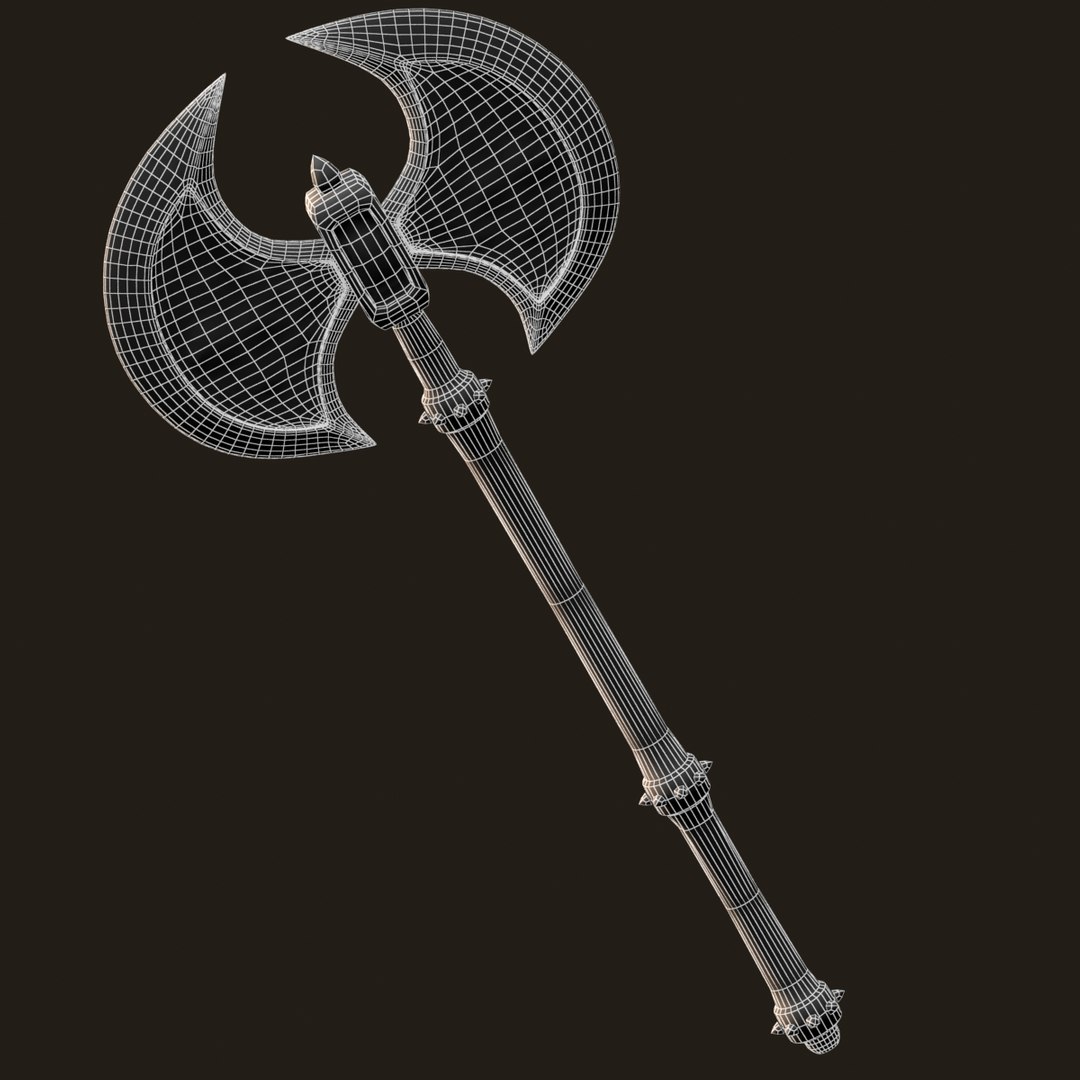 Max Axe Weapon Battleaxe