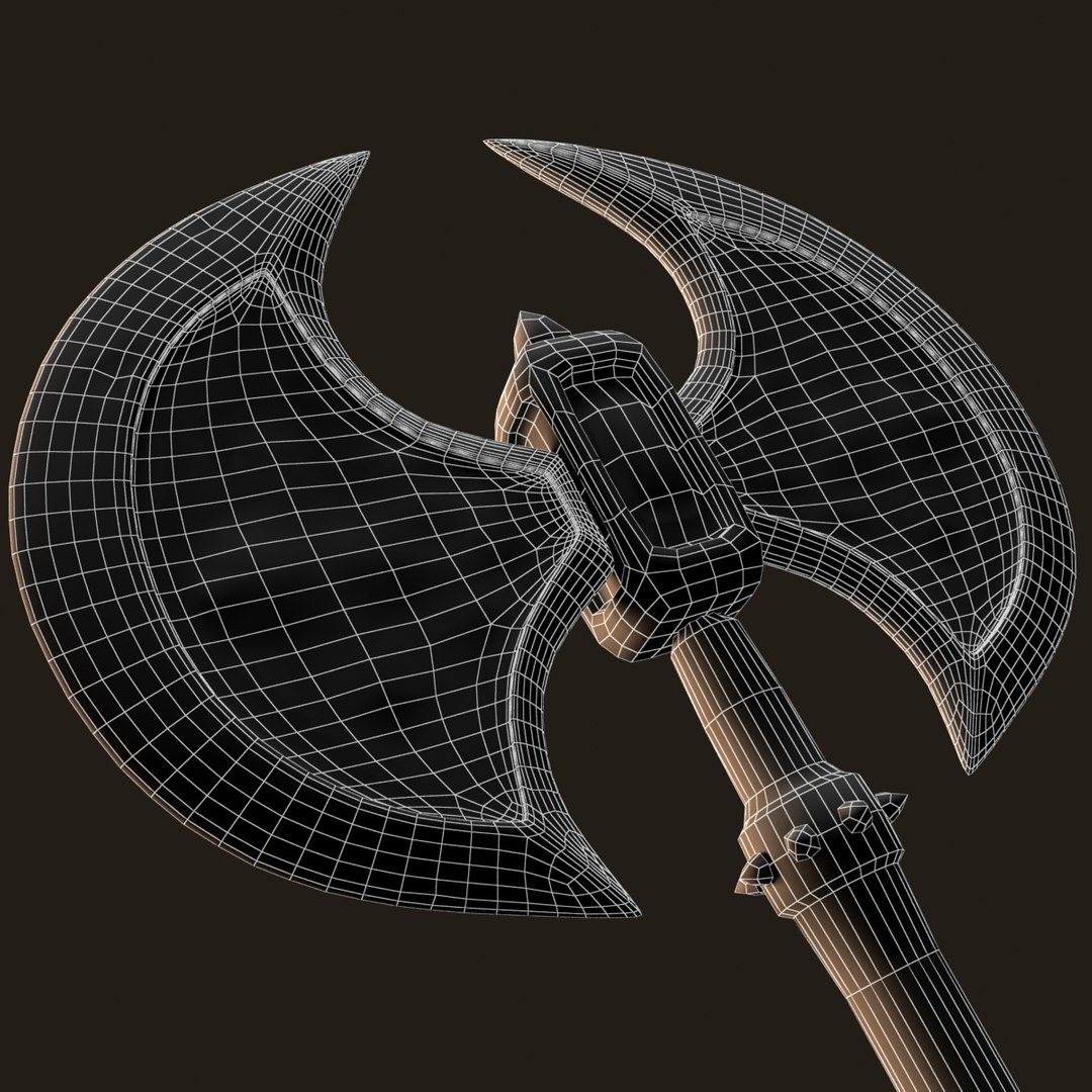 Max Axe Weapon Battleaxe