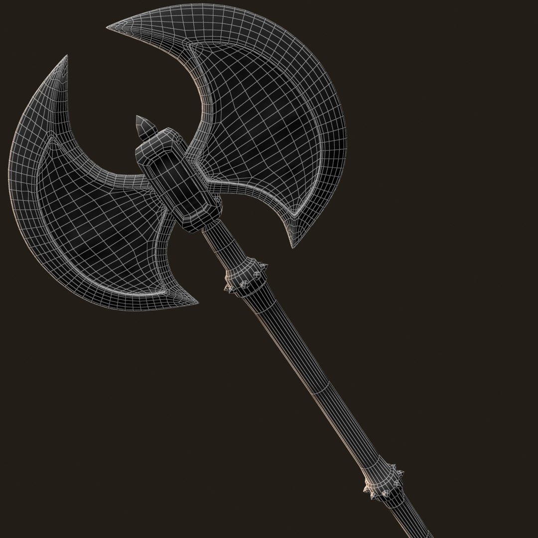 Max Axe Weapon Battleaxe