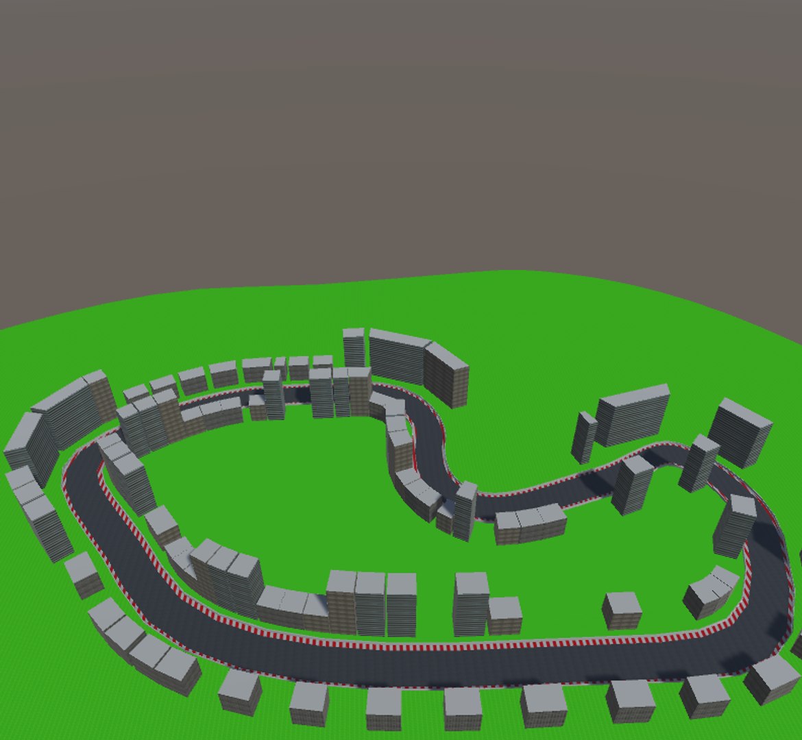 Mobile Race Track 3d Max