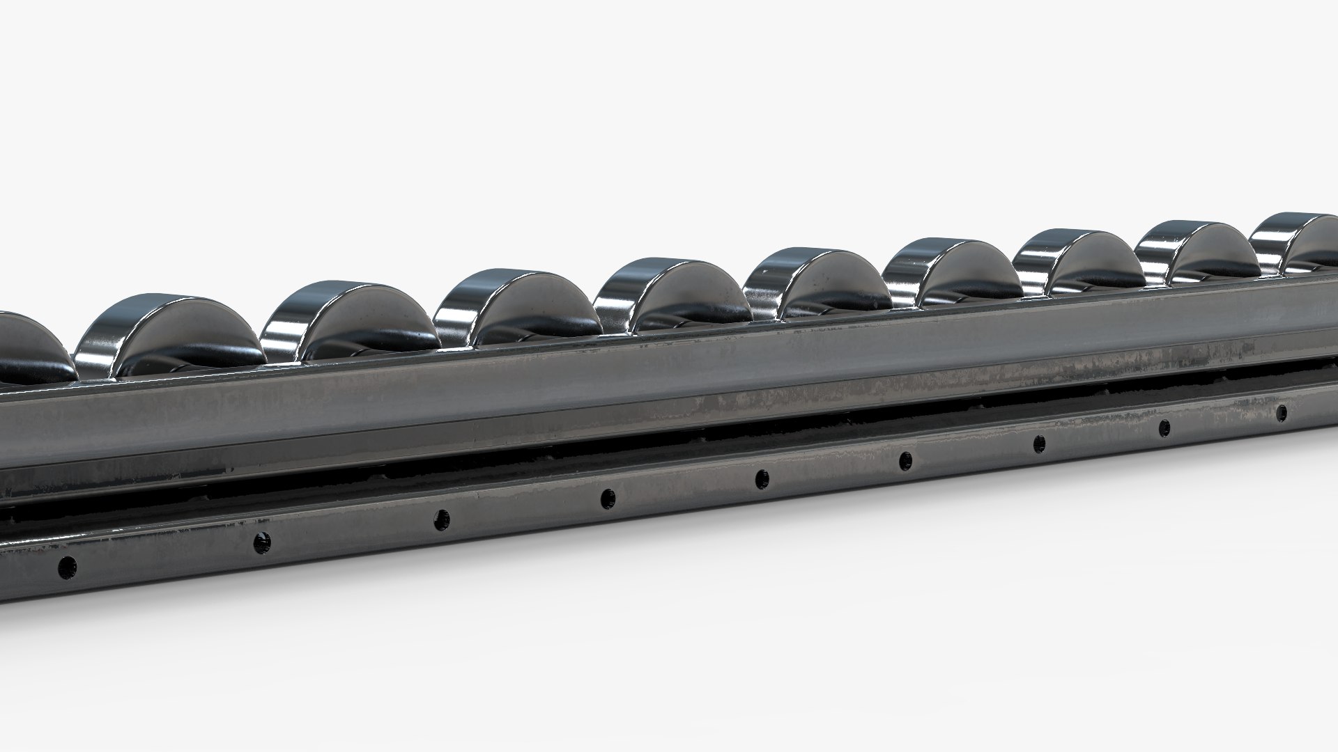 Aluminum Roller Track Model - TurboSquid 2377577