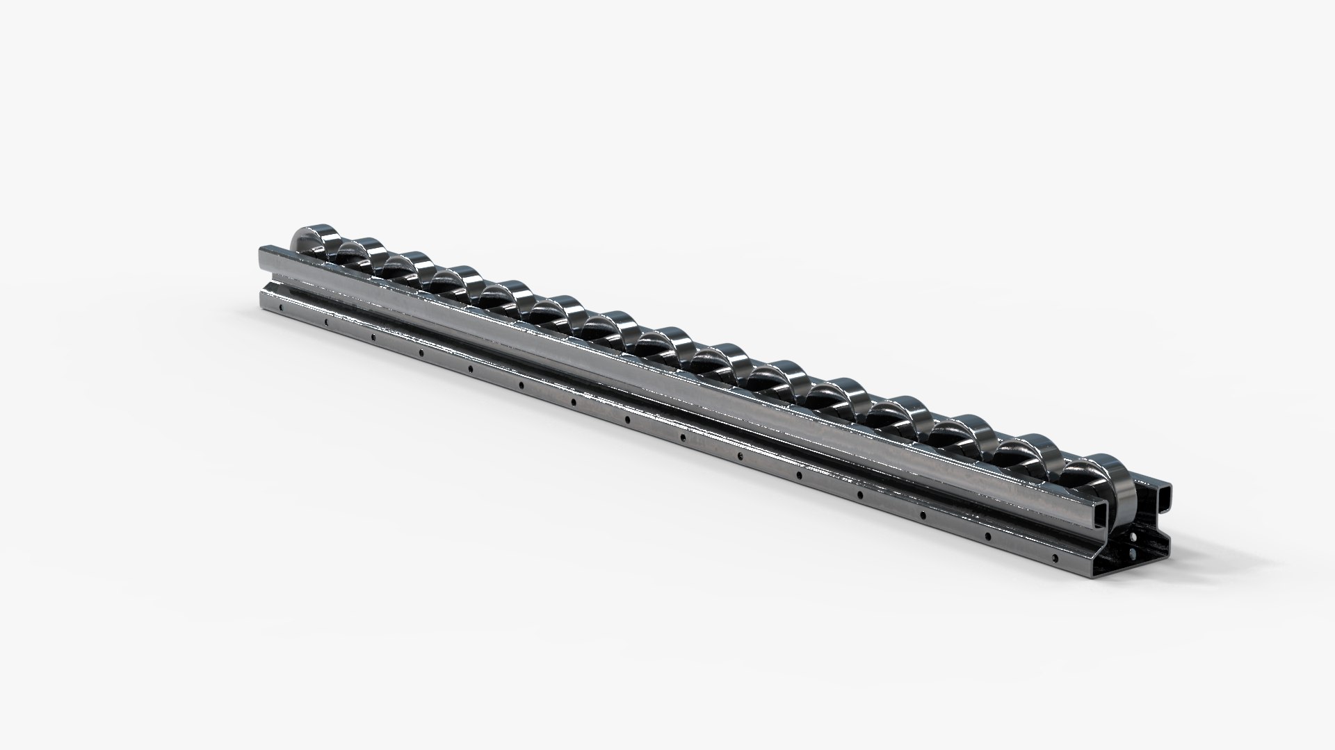 Aluminum Roller Track Model - TurboSquid 2377577