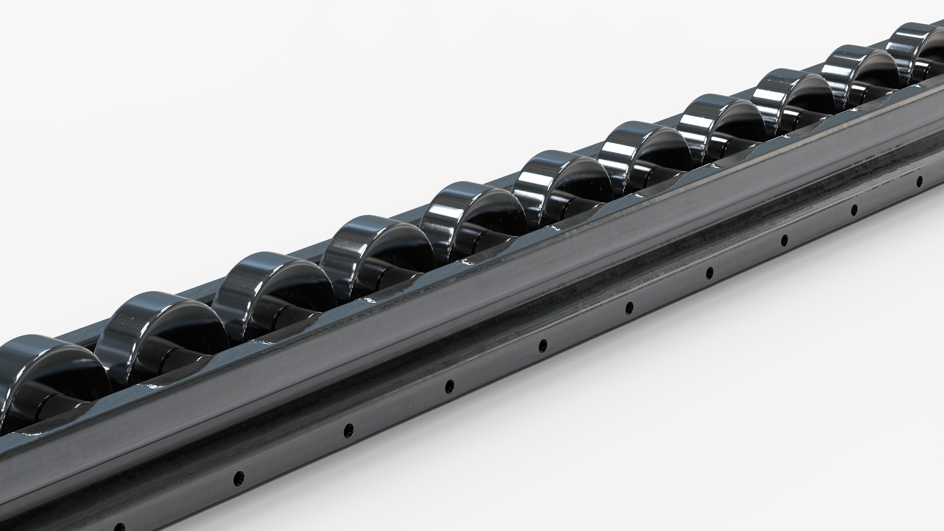 Aluminum Roller Track Model - TurboSquid 2377577