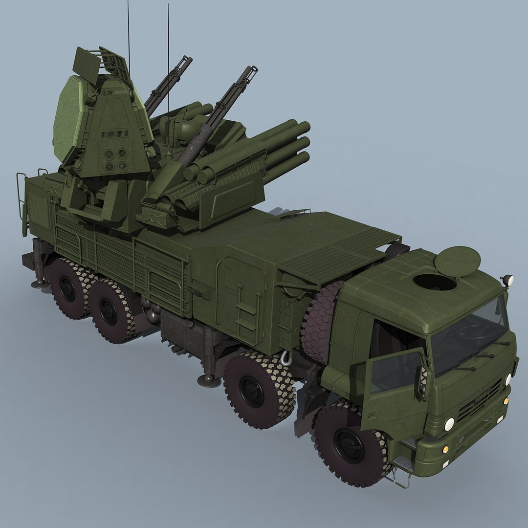 Pantsir-s1 Sa-22 3d Model