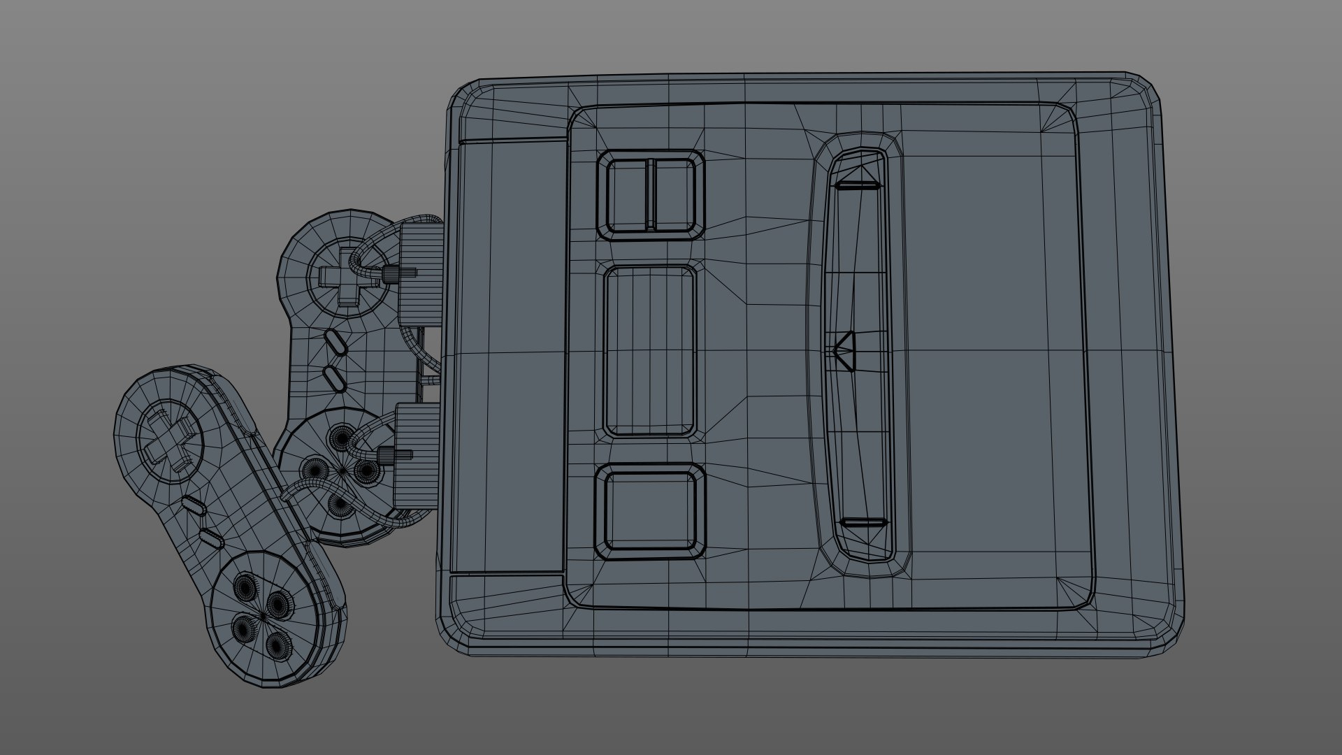 3D Classic 16bit Console Model - TurboSquid 1441527