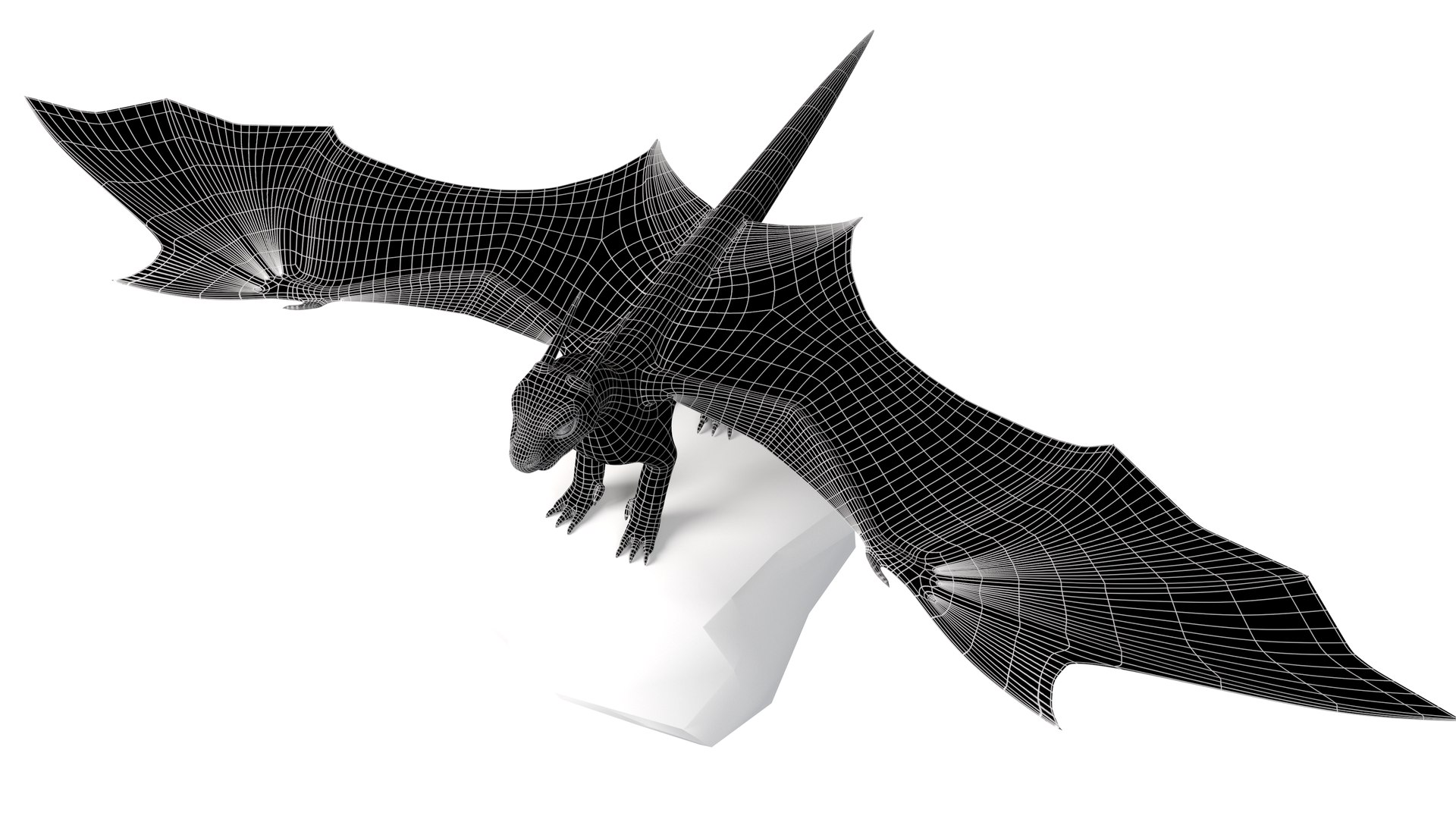 3D Dragon Clean Topology Model - TurboSquid 1239906