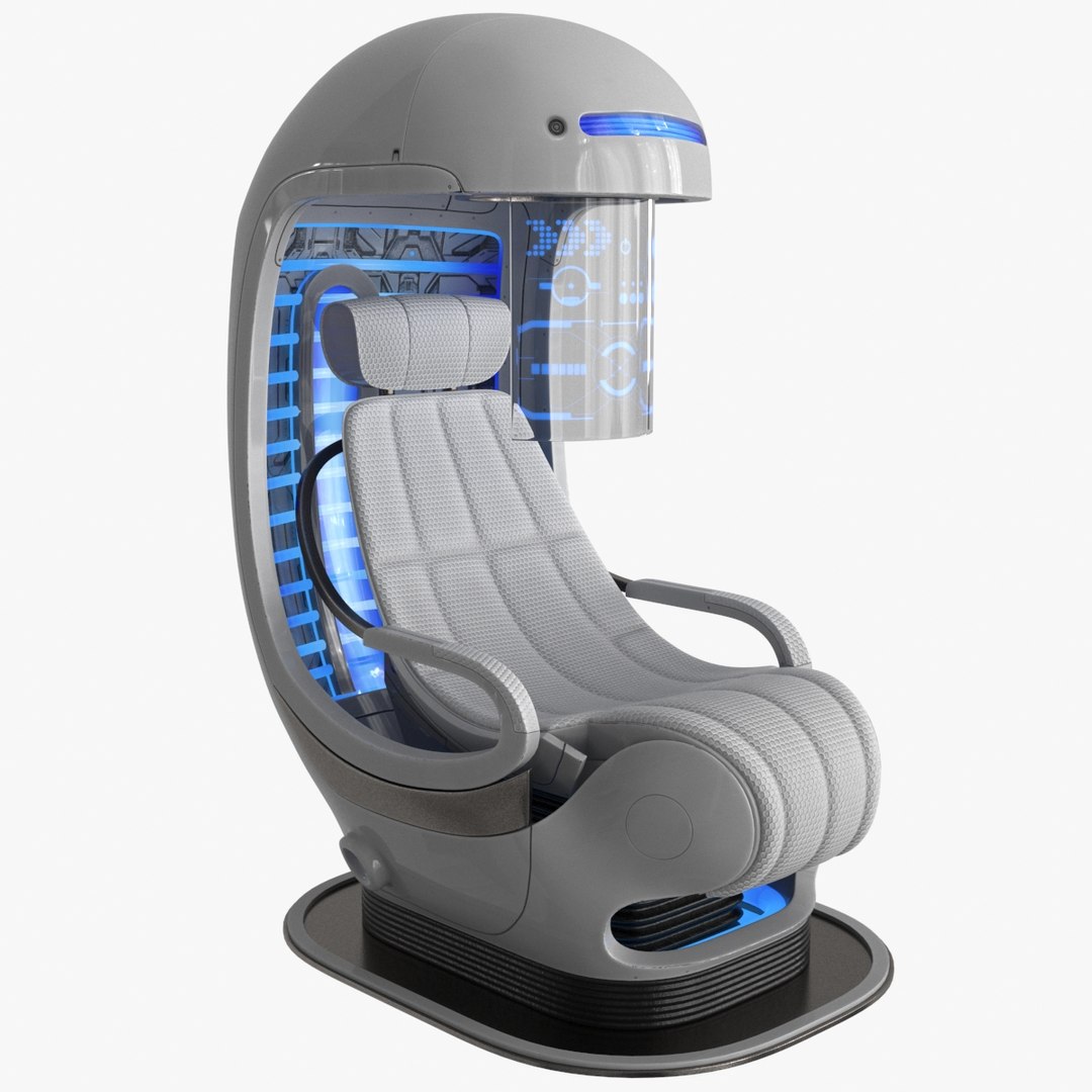 Sci Fi Capsule Control Center 3D Model - TurboSquid 2338605