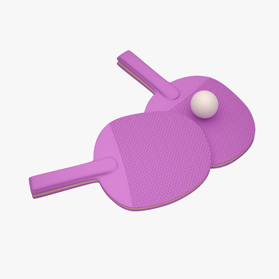 Ping Pong Paddle 3d Model