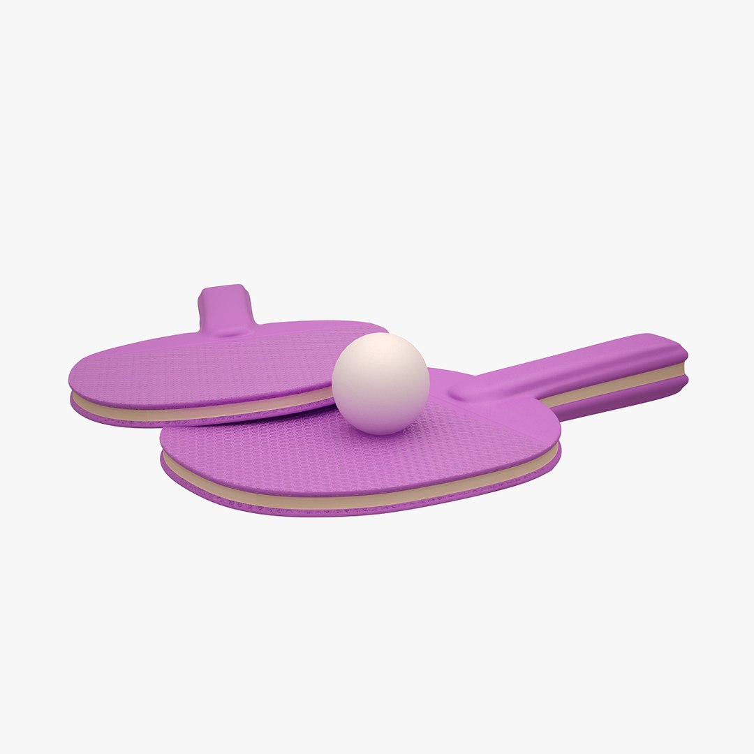 Ping Pong Paddle 3d Model