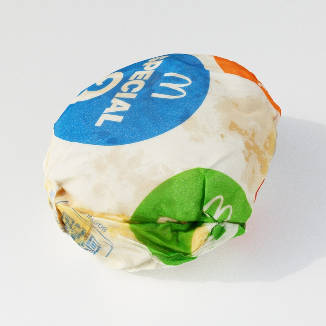 Packaged chili cheeseburger 3D - TurboSquid 1426405